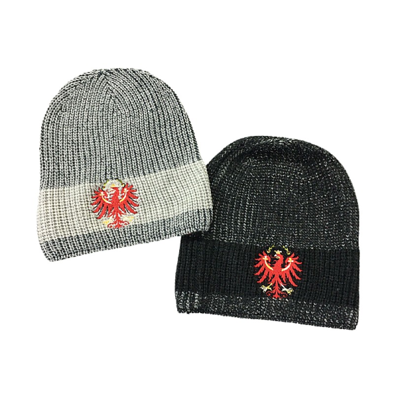 Strickmütze Tiroler Adler, Beanie, Kunstfellbommel, Strick Mütze, das ...